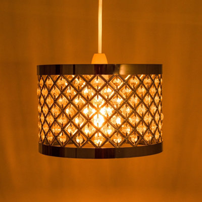 Innoteck Acrylic Moda Sparkly Ceiling Pendant Shade