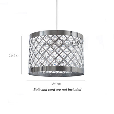 Innoteck Acrylic Moda Sparkly Ceiling Pendant Shade