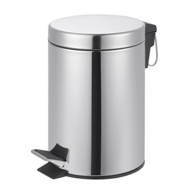 Innoteck Essentials 3Litre Round Pedal Dustbin with Removal Plastic ...