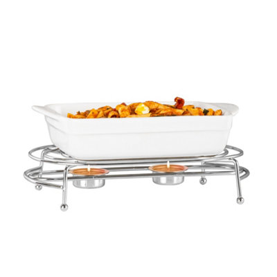 Innoteck Essentials Chrome Food Warmer - 28cm