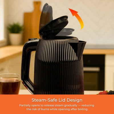 Innoteck Kitchen Pro 1.7L Cordless Ridged Electric Kettle - 3KW Fast ...