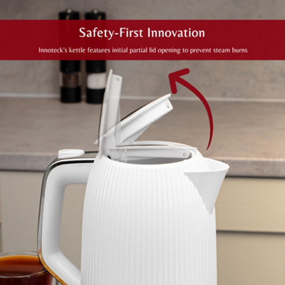 Innoteck Kitchen Pro 1.7L Cordless Ridged Electric Kettle - 3KW Fast ...