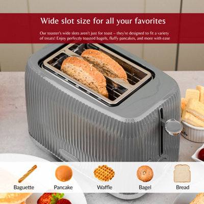 Innoteck Kitchen Pro 2 Slice Toaster with 7 Browning Controls and ...