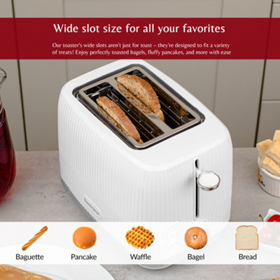 Innoteck Kitchen Pro 2 Slice Toaster with 7 Browning Controls and ...