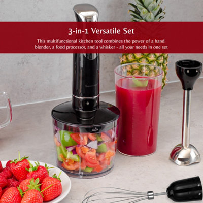 Innoteck Kitchen Pro 3 in 1 2 Speeds Multi-functional Hand Blender With ...