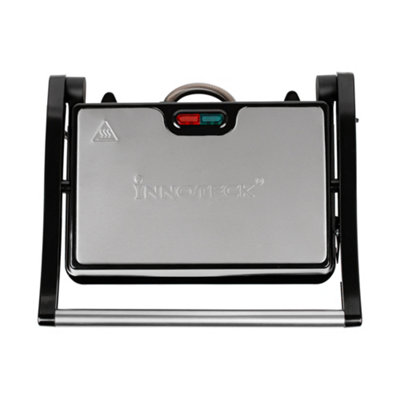 Innoteck Kitchen Pro Panini Press and Health Grill -750W, Non-Stick ...