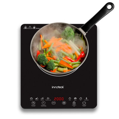 Innoteck Kitchen Pro Single Digital Induction Hob -8 Pre-sets ...