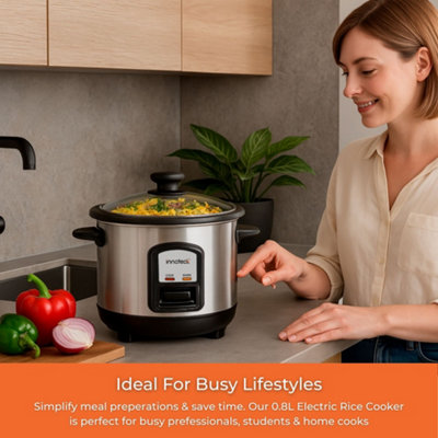 Innoteck Kitchen Pro Stainless Steel 0.8L Rice cooker - 350W