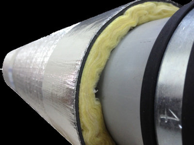INS Acousti-Lag 10/25 Soundproofing Pipe and Duct Wrap 2000mm x 1200mm ...