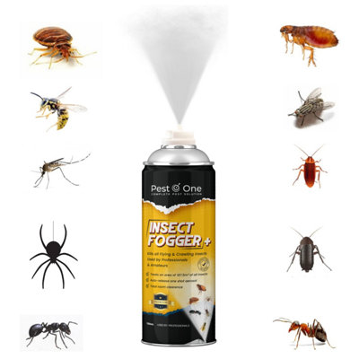 Insect Fogger for Fleas Bed Bug, Flies, Moths Bomb Fogger kill all One ...