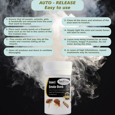 Insect Smoke Bombs Mini Smoke Bomb Foggers For Effective Control Of All ...
