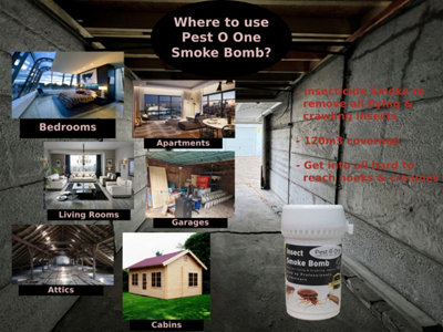 Insect Smoke Bombs Mini Smoke Bomb Foggers For Effective Control Of All ...