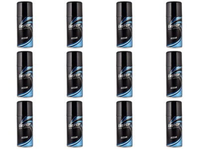 Insette Ocean Mens Deodorant Body Spray 150ml (Pack of 12) | DIY at B&Q