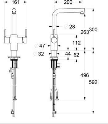 InSinkErator 3 in 1 Boiling Hot, Standard Hot & Cold Water Chrome Tap ...