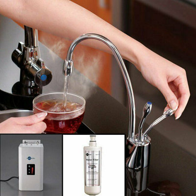 InSinkErator HC1100 Boiling Hot & Filtered Cold Water Kitchen Tap + Neo ...