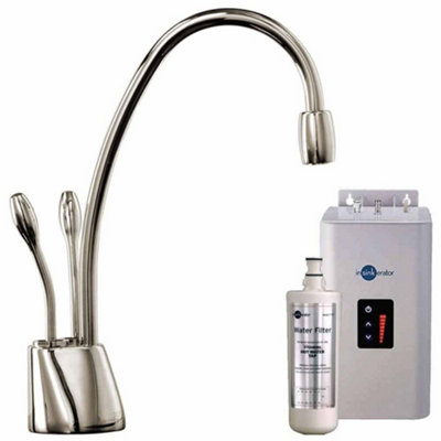 Insinkerator HC1100BS Brushed Steel Boiling & Cold Water Kettle Tap ...