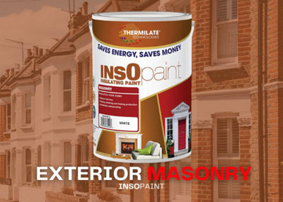 InsOpaint Exterior Masonry Paint - Heat Reflecting, Insulating ...