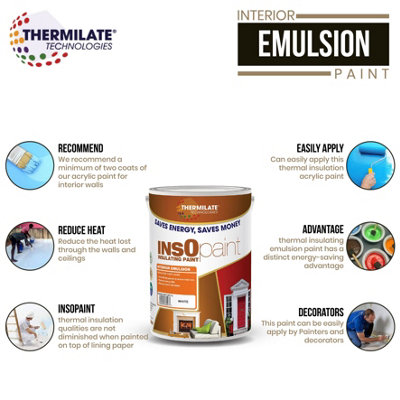 InsOpaint Interior Emulsion Paint - Anti Mould, Insulating & Snergy ...