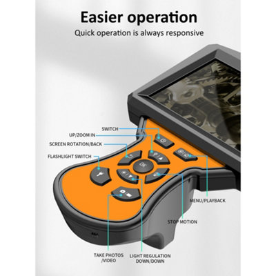 Inspection Endoscope 5.5mm Handheld Dual Lens Waterproof 1080P HD ...