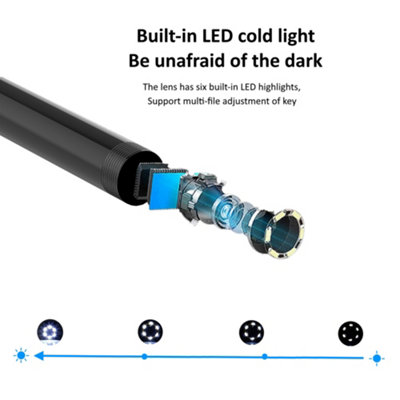 Inspection Endoscope 5.5mm Handheld Dual Lens Waterproof 1080P HD ...