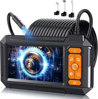 Inspection Endoscope Camera 4 3 Inch Screen HD 1080P Waterproof Borescope