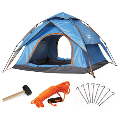 Instant 4 Man Pop Up Dome Tent