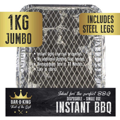 Instant Barbeque Grill, Real Charcoal BBQ, 1Kg BBQ