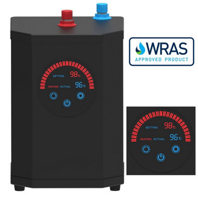 Instant Boiling Water Tap Hot Water Tank 2.4L LED Digital Touch Screen ...