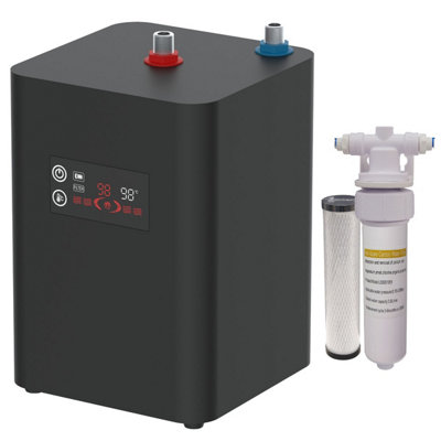 Instant Boiling Water Tap Hot Water Tank 2.4L LED Digital Touch Screen ...