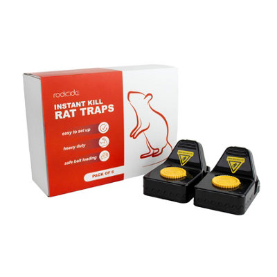 Instant Kill Rat Trap 2 Pack Reusable Pest Management | DIY at B&Q