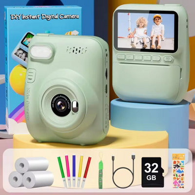 Instant Print Mini Digital Camera 1080P Portable Video Recorder