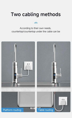 Instant Tankless Water Heater Faucet , 220V Stainless Steel Hot Water Tap