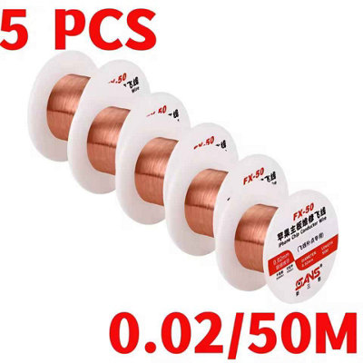 Insulated Copper Link Wire 0.02mm x 50m Mobile Phone PCB Repair Jumper ...