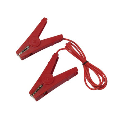Insulated Electric Fencing Crocodile Clips X2 (Double Ended Alligator ...