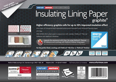 Insulating Lining Paper Graphite