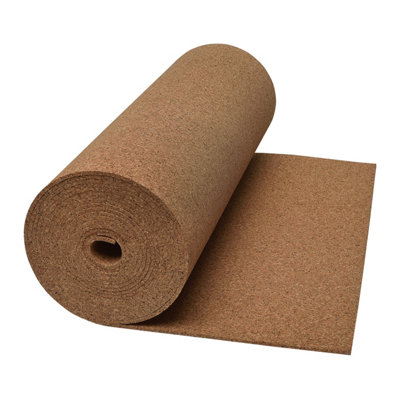 Insulation cork on a roll 4mm thick 2.5m2