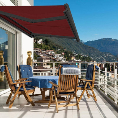INT500 - Full Cassette Retractable Garden Patio Canopy Manual ...