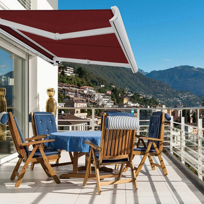 INT500 - Full Cassette Retractable Garden Patio Canopy Manual ...