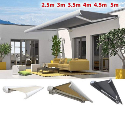 INT500 - FULL CASSETTE RETRACTABLE GARDEN PATIO CANOPY MANUAL ...