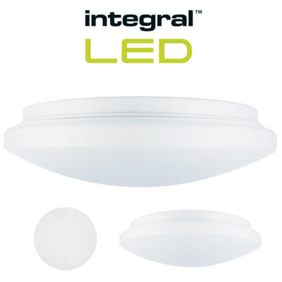 Integral LED 12W Wall Ceiling Light 288mm IP44 CCT Adjustable with ...