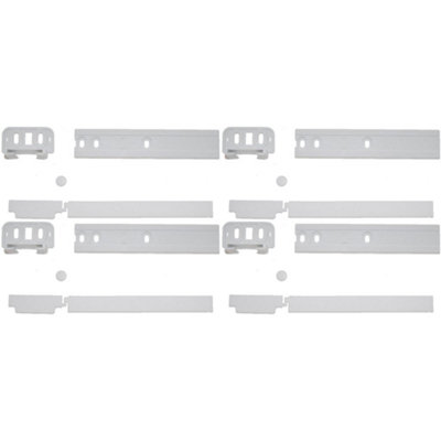Integrated Fridge Freezer Decor Door Sliding Hinge Kit - Compatible ...