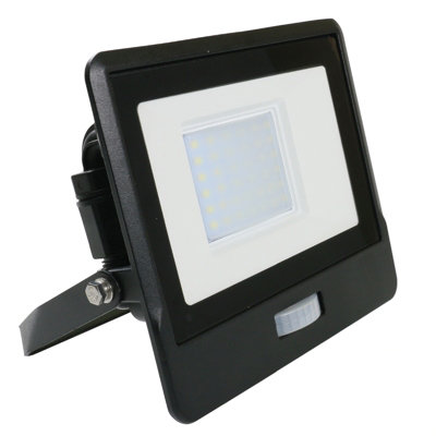 Integrated PIR LED floodlight with faster connector 30W, 3000 Lumens ...