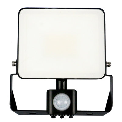 Integrated PIR LED floodlight with PIR Sensor 30W, 3600 Lumens, IP65 ...