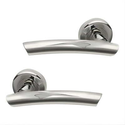 Intelligent Hardware - Internal Door Handle - Pair - Lever on Round ...