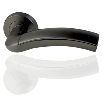 Intelligent Hardware - Internal Door Handle - Pair - Lever on Round ...