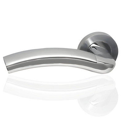 Intelligent Hardware - Internal Door Handle - Pair - Lever on Round ...