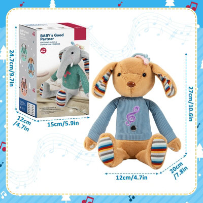 Interactive Baby Musical Plush Toy Touch Sensor Stuffed Animal with ...