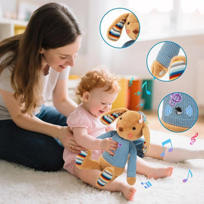 Interactive Baby Musical Plush Toy Touch Sensor Stuffed Animal with ...