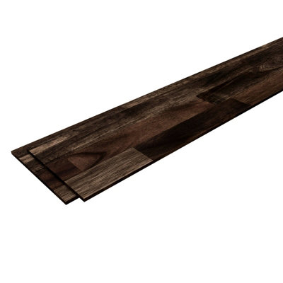 INTERBUILD ACACIA SOLID WOOD WALL PANELS 1219 X 152 X 10 MM, 5-PACK ...