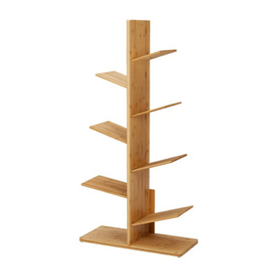 Interesting Decorative Tree-Shaped Wooden Bookshelf for Living Room and ...